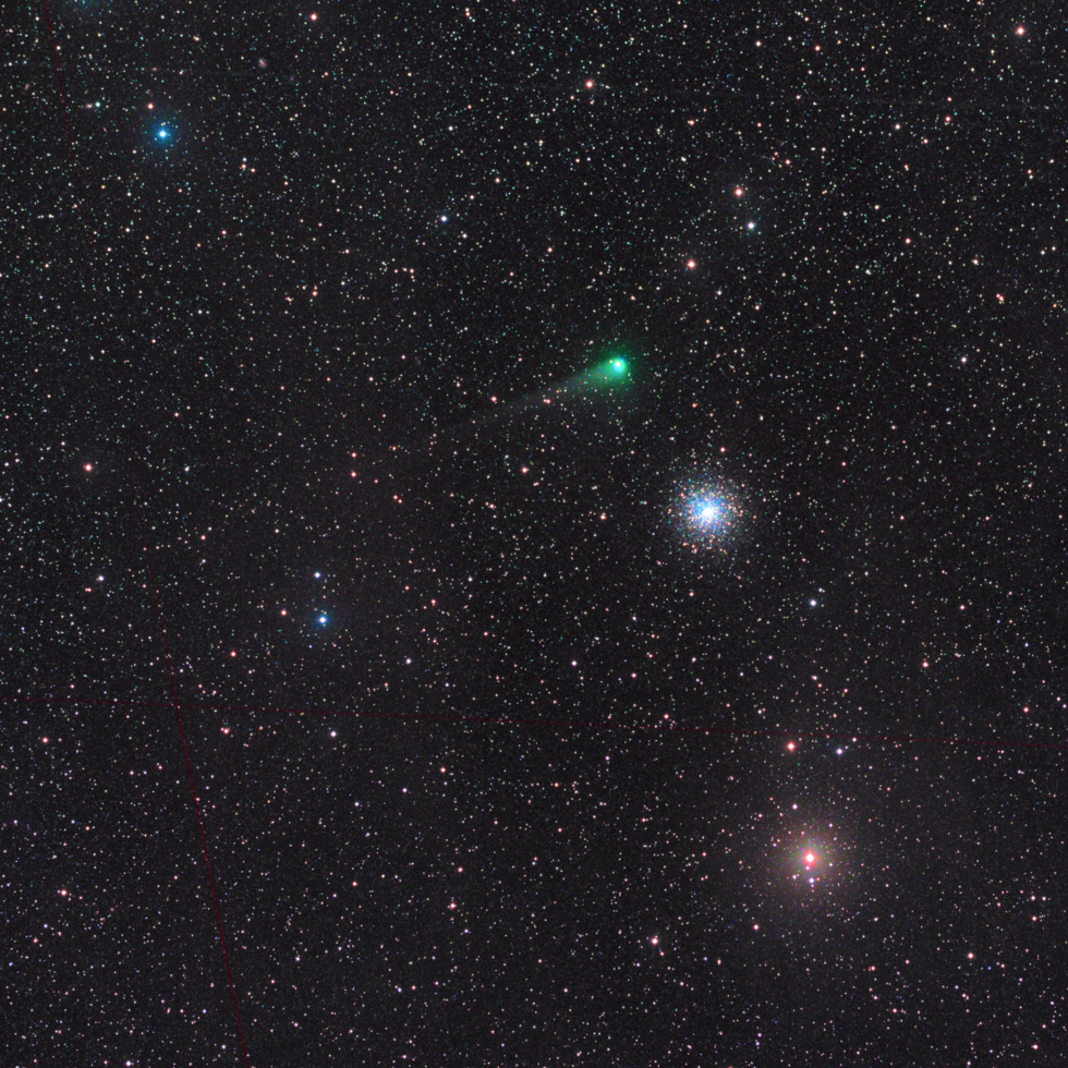 Comet C/2017 K2 Passes M10 | Telescope Live